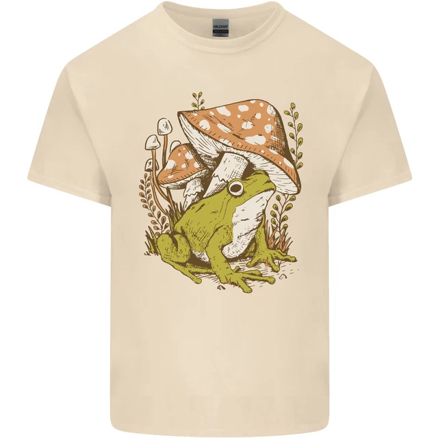 A Frog And Mushrooms Foraging Mycology Fungi T-Shirt - Walmart.com