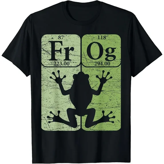 A Frog Made from Periodic Table Elements For A Scientist Unisex T-Shirt ...