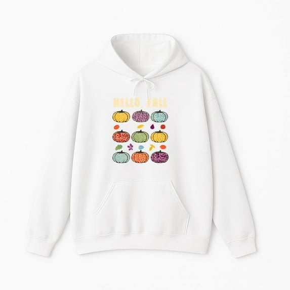 A Fun Autumn Seasonal Design For Hello Fall Themed Graphic Print ...