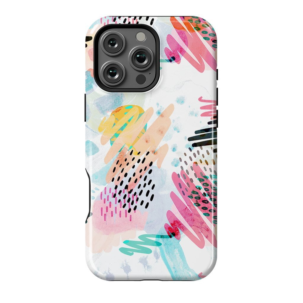 A Fun Colorful Summer Doodles Themed Whimsical Tough Case for iPhone 11 ...