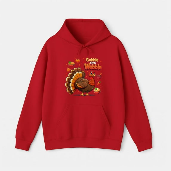 A Fun Thanksgiving Graphic Gobble Til You Wobble Graphic Print Design ...