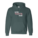 A Funny Certified Torta Pounder Graphic With A Cool Pattern Hoodie ...