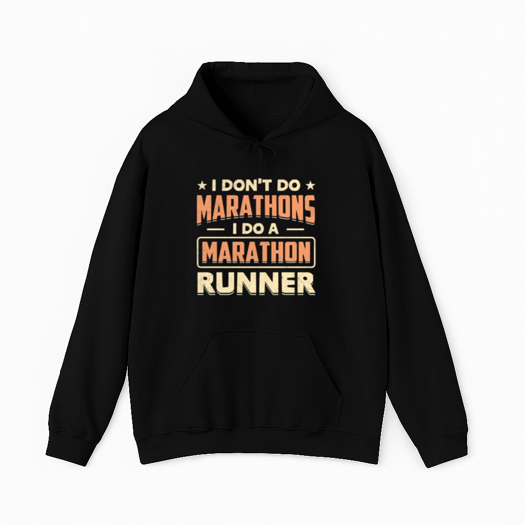 A Funny I Don't Do Marathons I Do A Marathon Runner Graphic Print ...