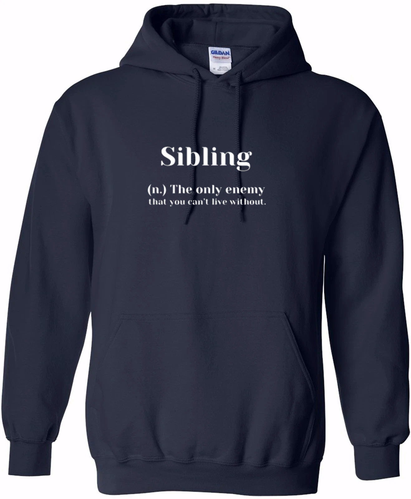 A Funny Sibling And Family Dictionary Quote Expression Graphic Hoodie ...