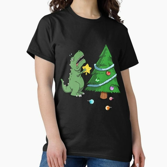 A Funny Struggle Is Real Dinosaur Christmas Tree Star Design A H9960 T ...