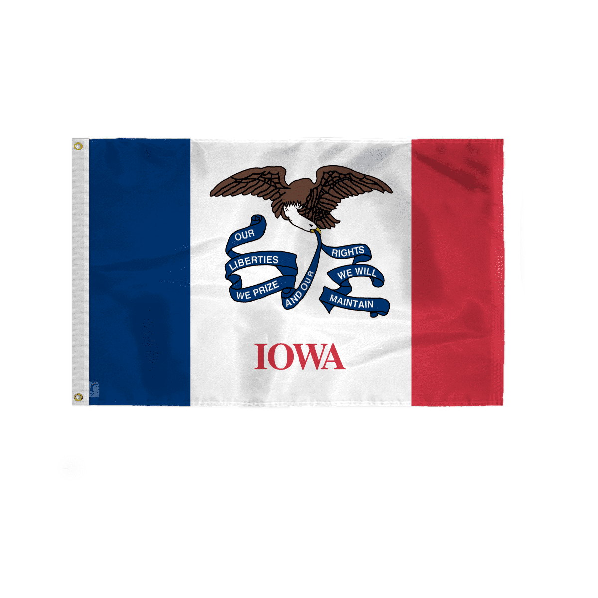A.G.A.S 2' x 3' 200 Denier Nylon Iowa State Outdoor Flag, UV Resistant ...