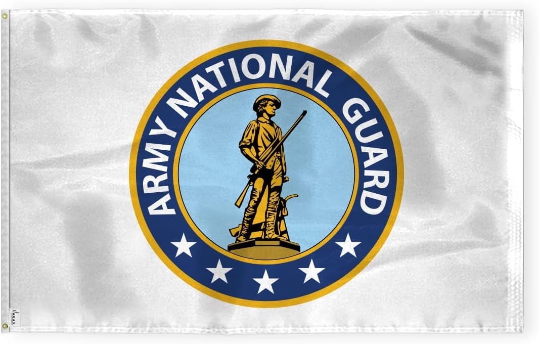 A.G.A.S 5 x 8 Ft Heavy Duty Nylon National Guard Outdoor Flag - Walmart.com