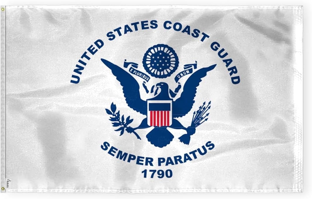 A.G.A.S 5 x 8 Ft Nylon United States Coast Guard Printed Flag - Walmart.com
