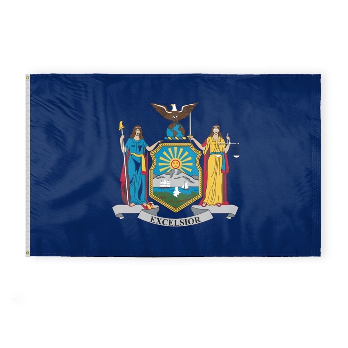 A.G.A.S 5' x 8' New York State Flag, 200D Nylon, Outdoor Use - Walmart.com