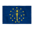 A.G.A.S Indiana State 6' x 10' Outdoor Flag and Banner, 200 Denier ...