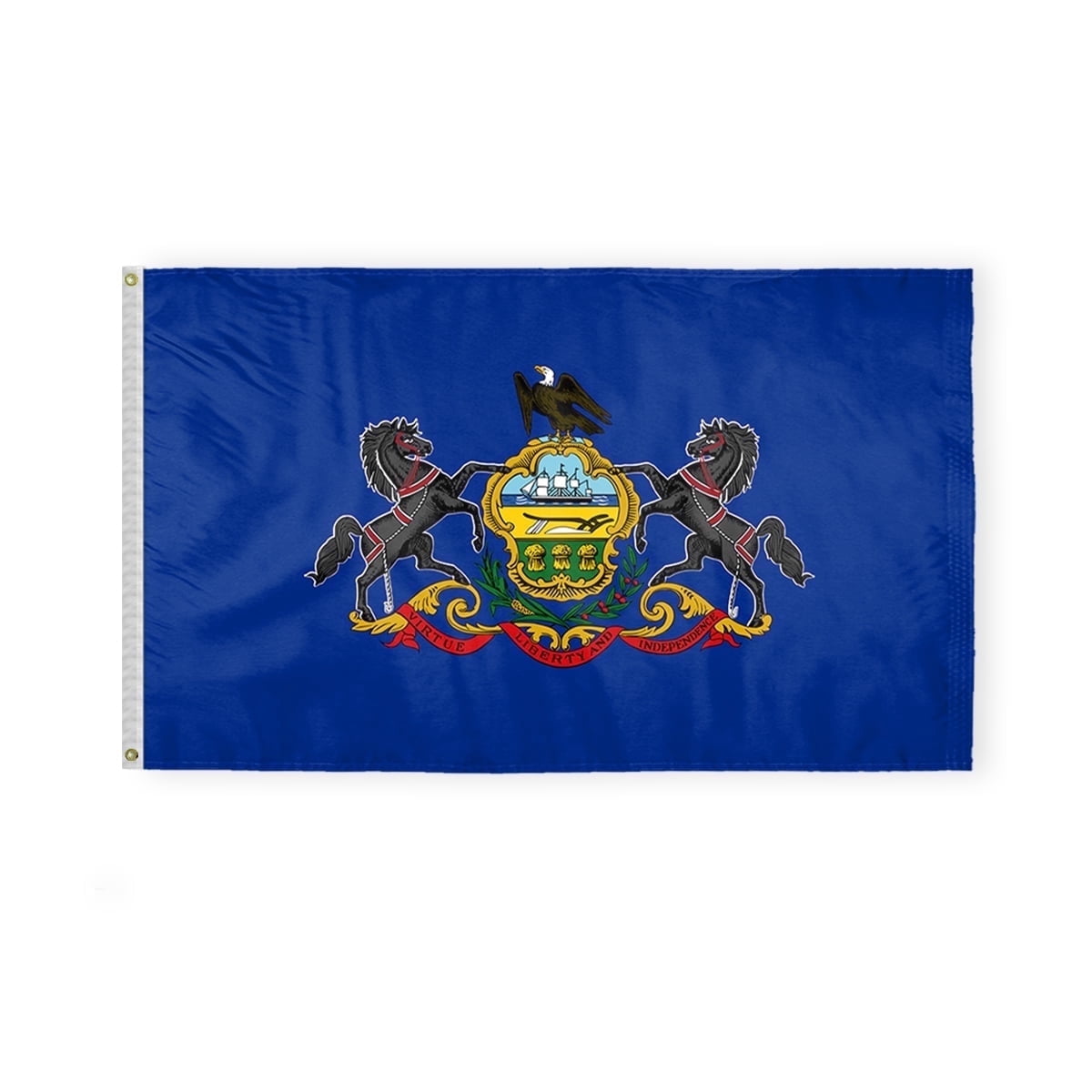 A.G.A.S Manufacturing Group Pennsylvania State 3' x 5' 200 Denier Nylon ...