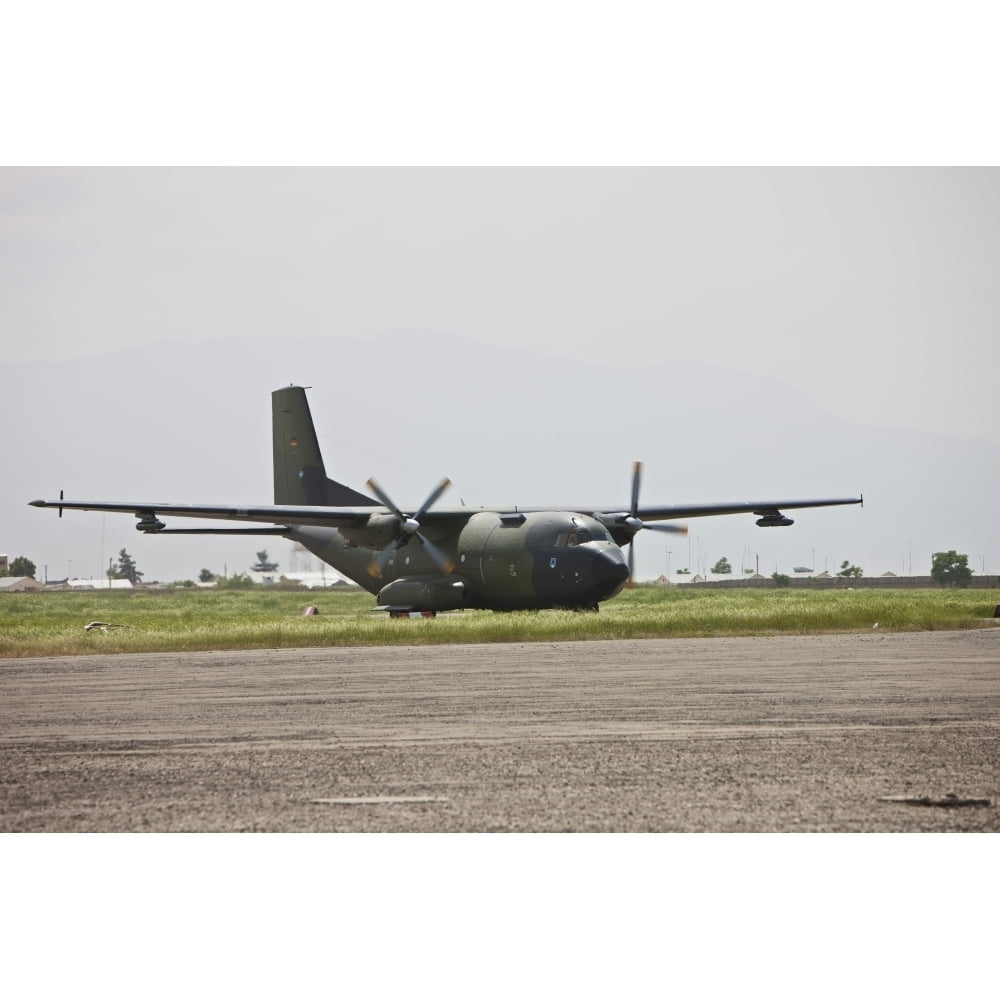 A German Air Force Transall C-160 taxis on the runway Poster Print ...