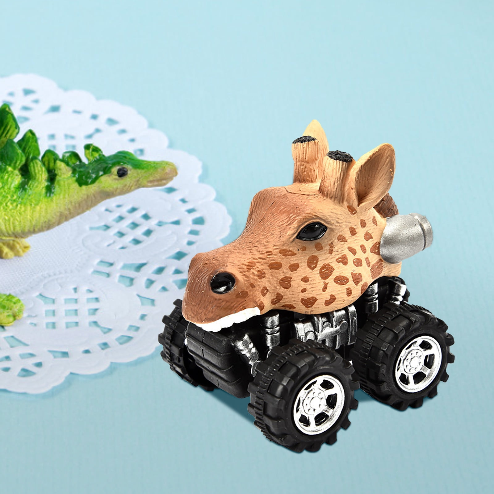 A Giraffe Pull Back Toy Car Mini Vehicle For Kids Gift Inertial ...