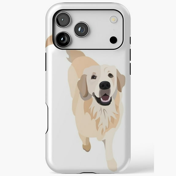 A Golden Retriever Doggo Themed Cute Dog Graphic iPhone 11 through 17 ...