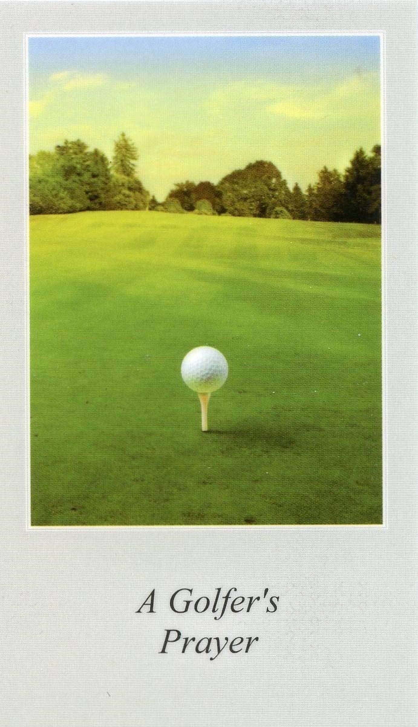 A Golfer's Prayer holy card - laminated - Pack of 25 - Walmart.com