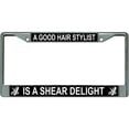 A Good Hair Stylist Is Chrome License Plate Frame - Walmart.com