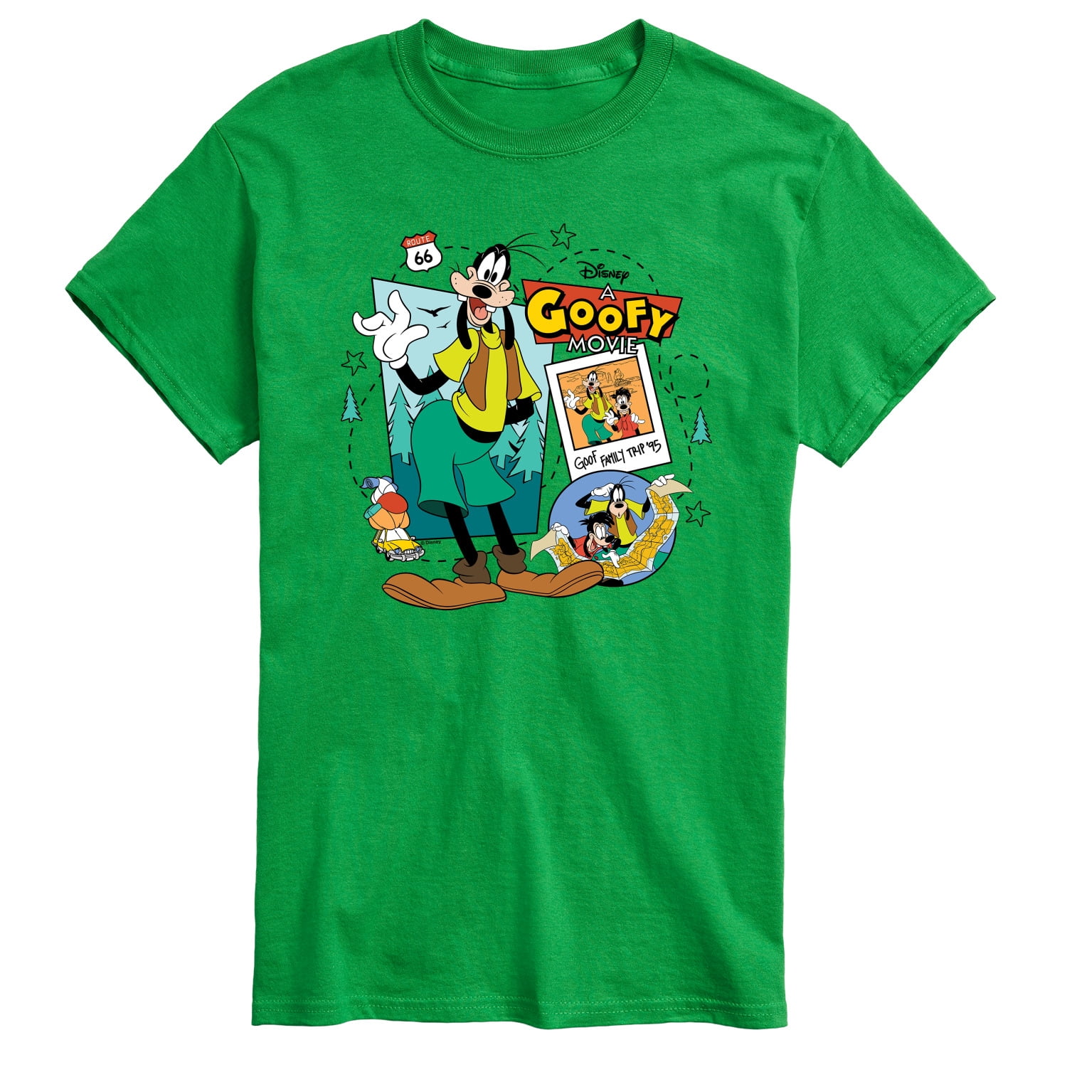 A Goofy Movie - Family Trip Collage - Men's Short Sleeve Graphic T ...