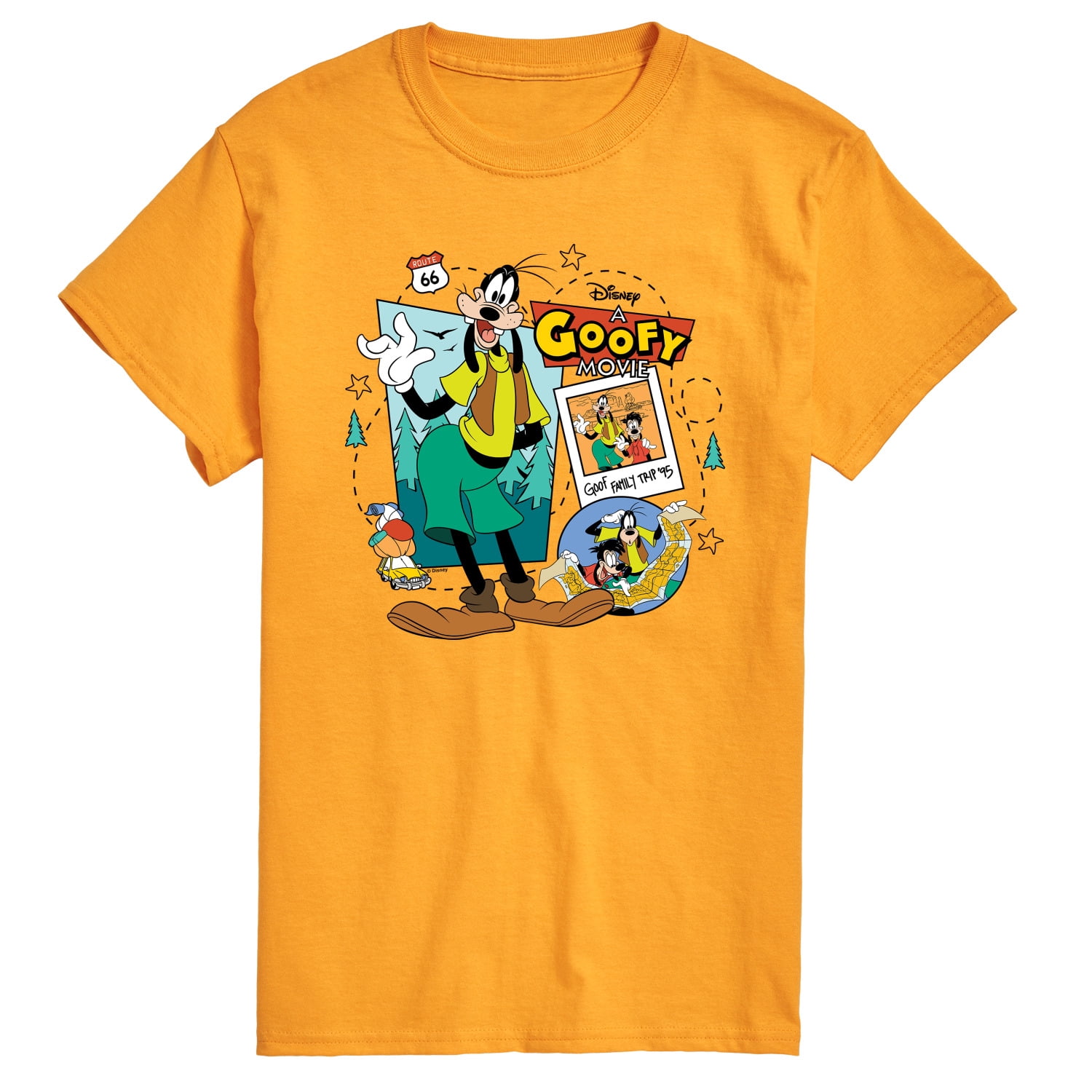 A Goofy Movie - Family Trip Collage - Men's Short Sleeve Graphic T ...