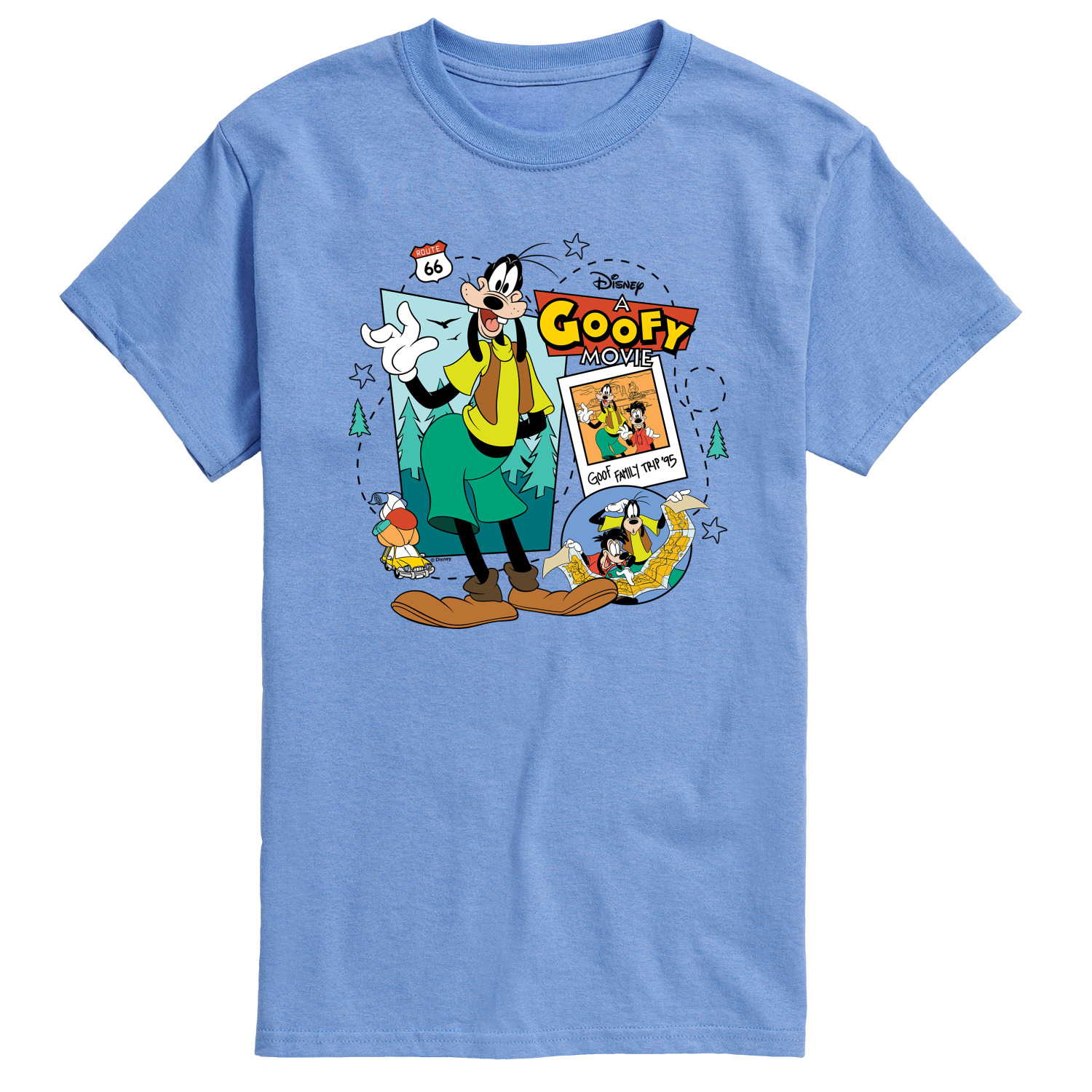 A Goofy Movie - Family Trip Collage - Men's Short Sleeve Graphic T ...
