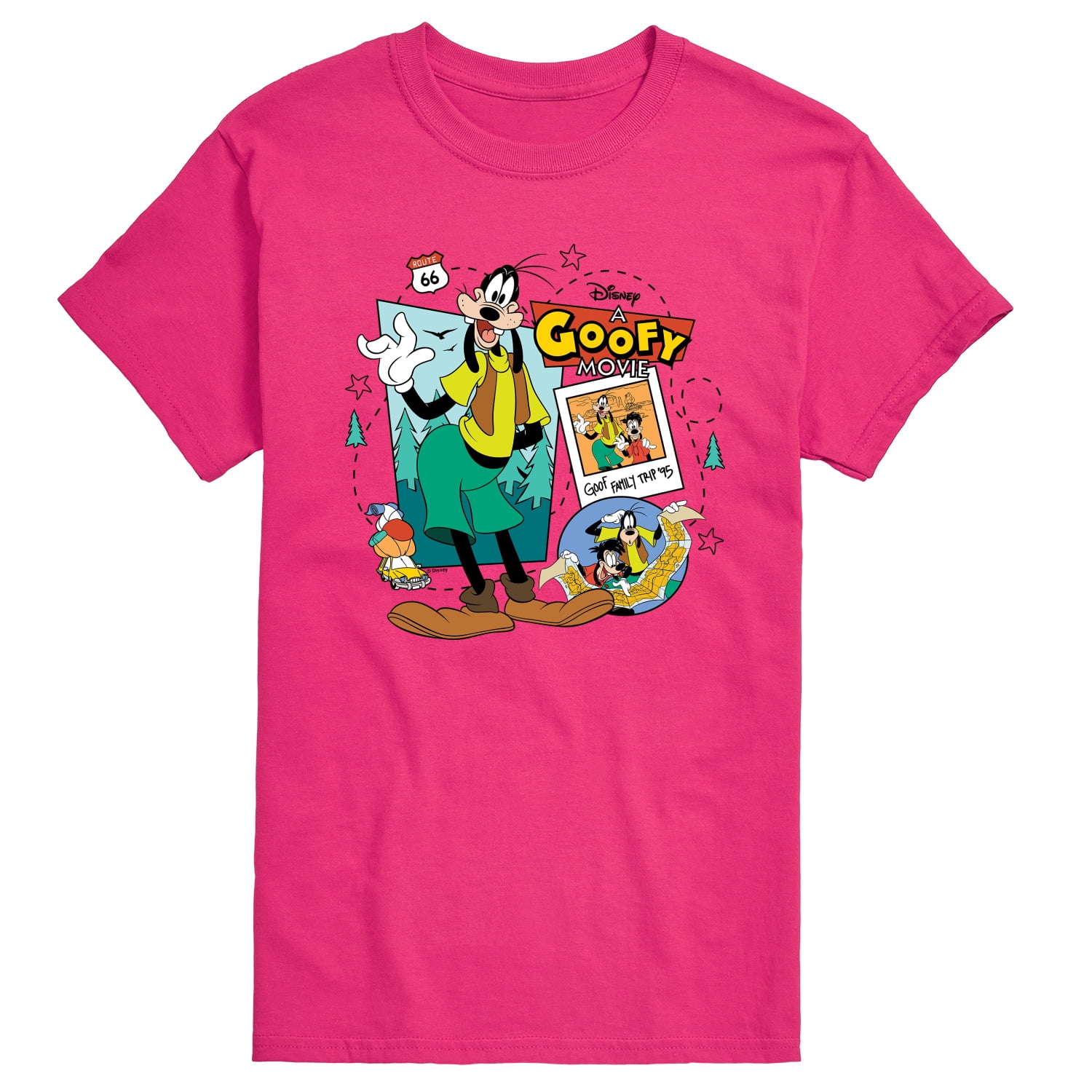 A Goofy Movie - Family Trip Collage - Men's Short Sleeve Graphic T ...