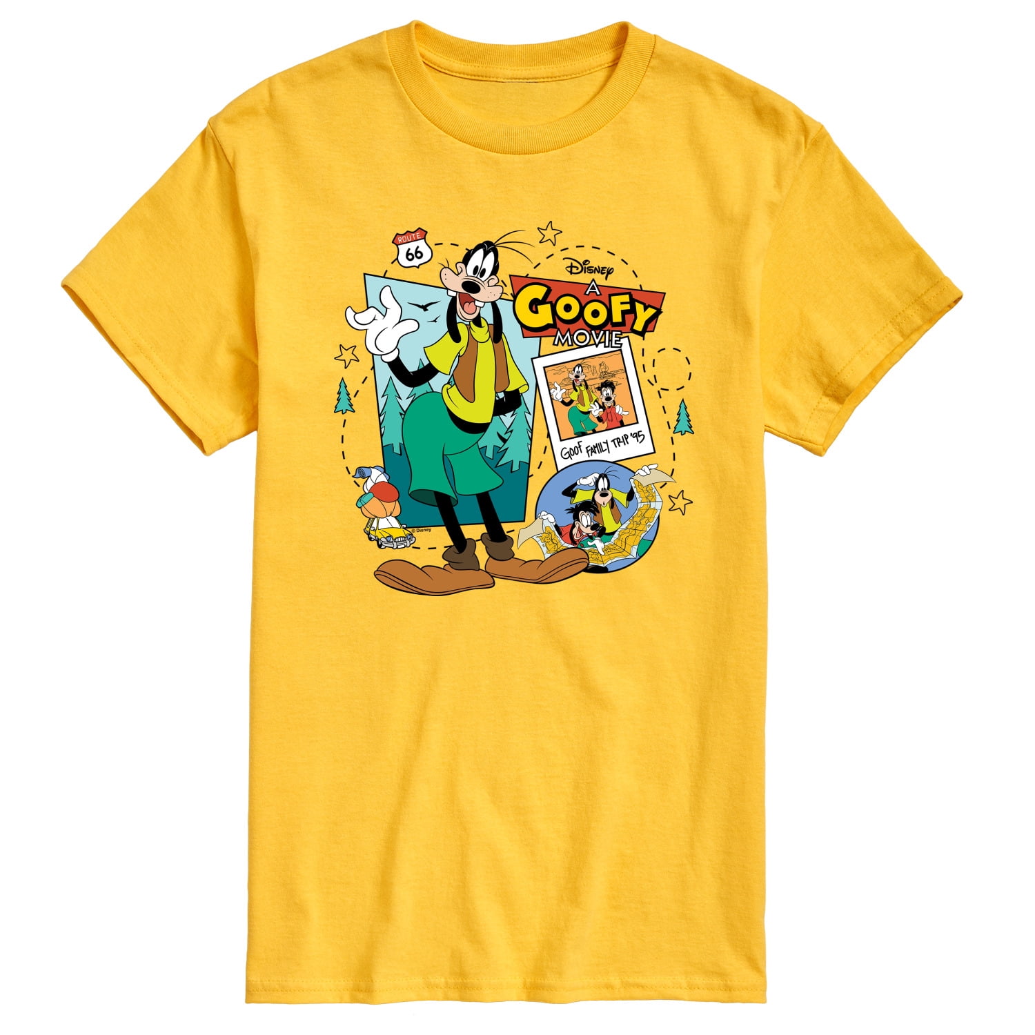 A Goofy Movie - Family Trip Collage - Men's Short Sleeve Graphic T ...
