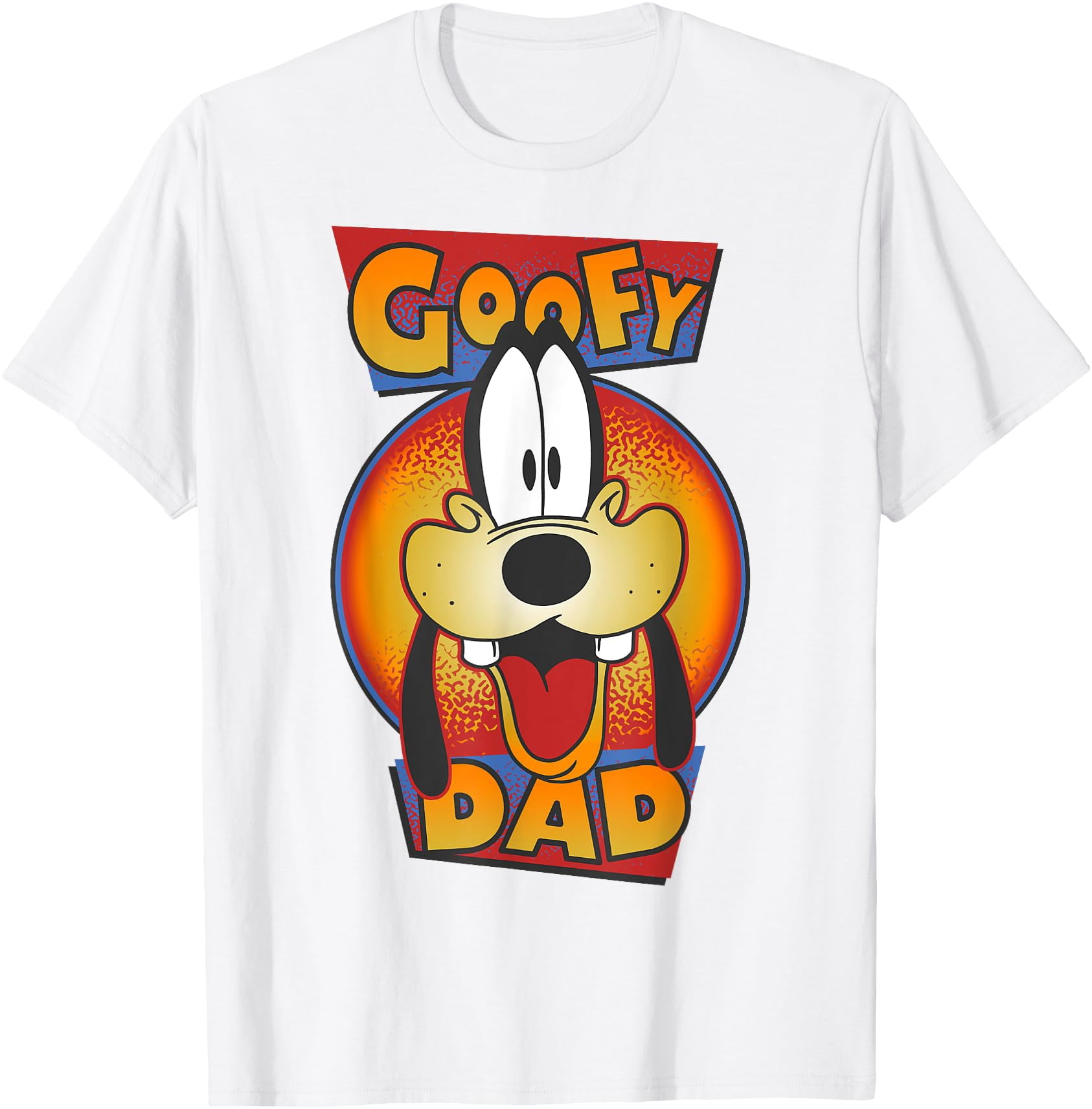 A Goofy Movie Father's Day Goofy Dad Big Face T-Shirt,Light Blue Color ...