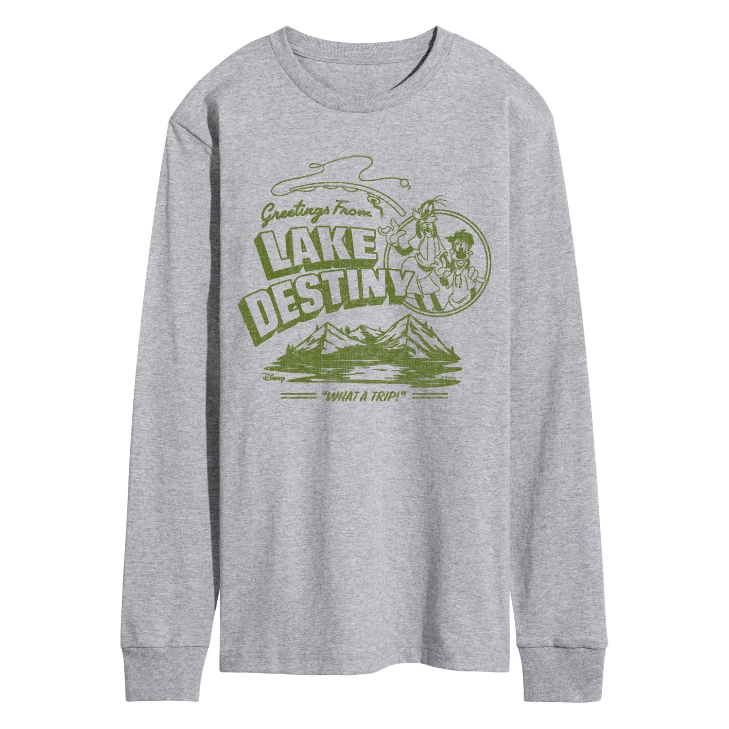 A Goofy Movie - Lake Destiny - Men's Long Sleeve Graphic T-Shirt - Walmart.com