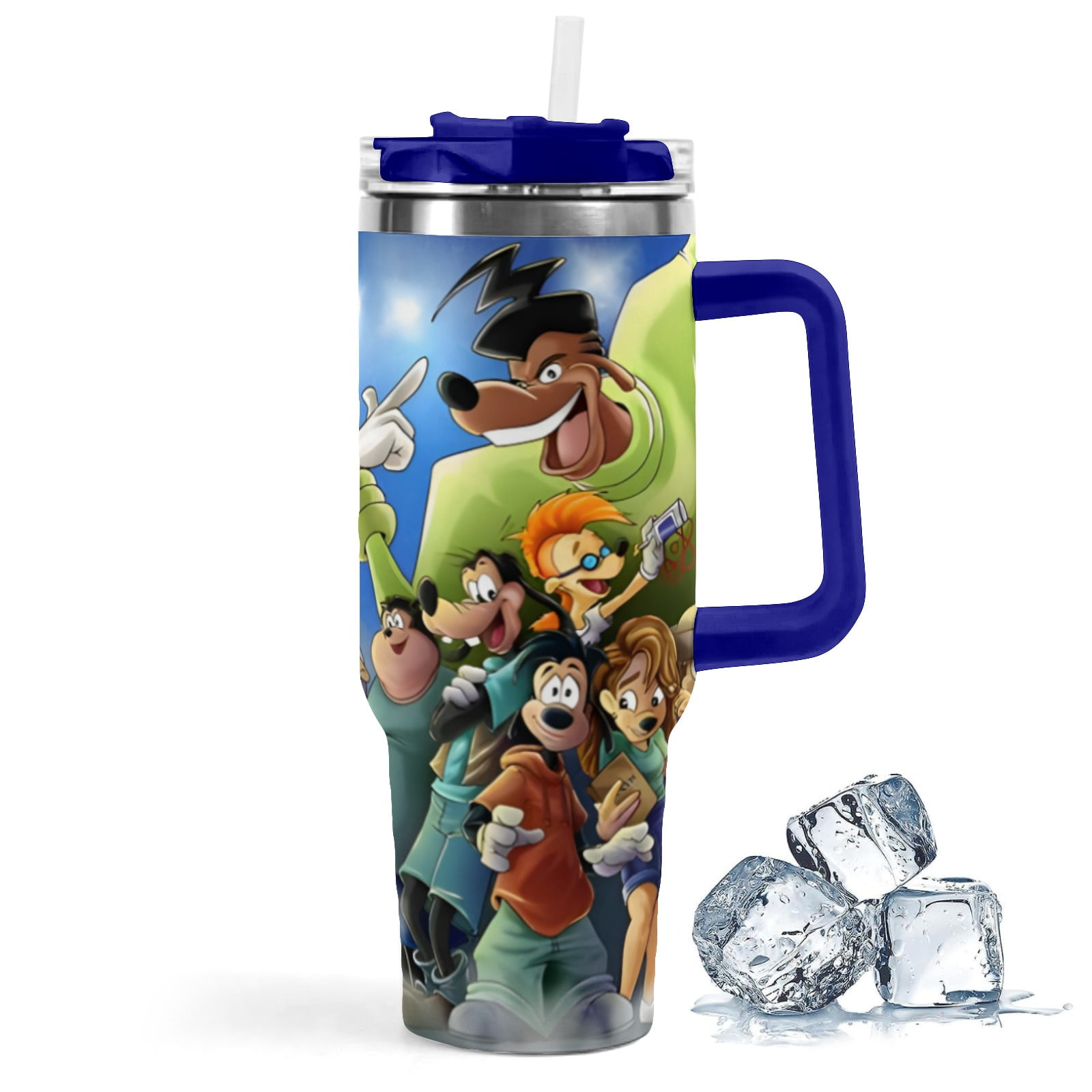 A Goofy Movie Large capacity car cup has an iconic print, is durable ...