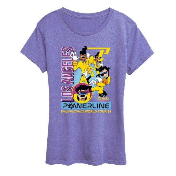 A Goofy Movie - Los Angeles - Women's Short Sleeve Graphic T-Shirt ...