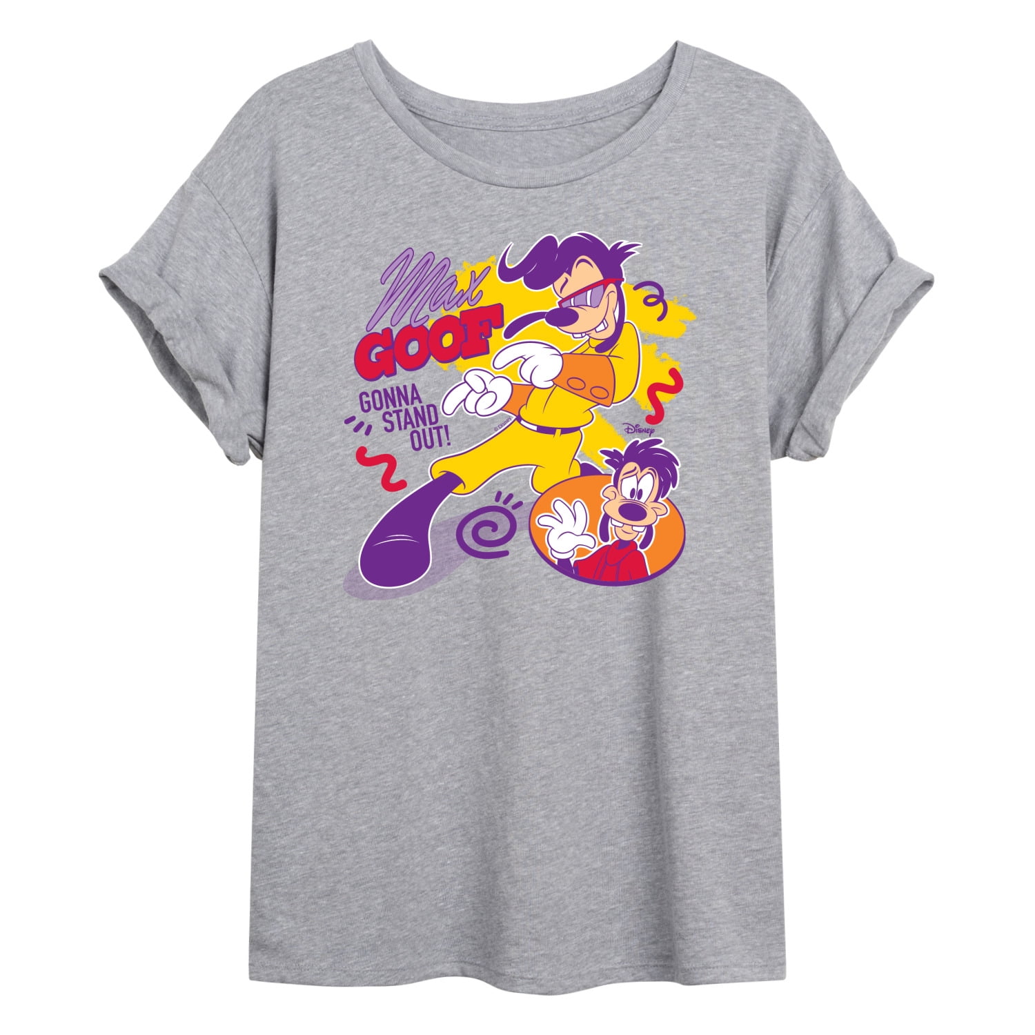 A Goofy Movie - Max Goof Gonna Stand Out - Womens Oversized Graphic T ...