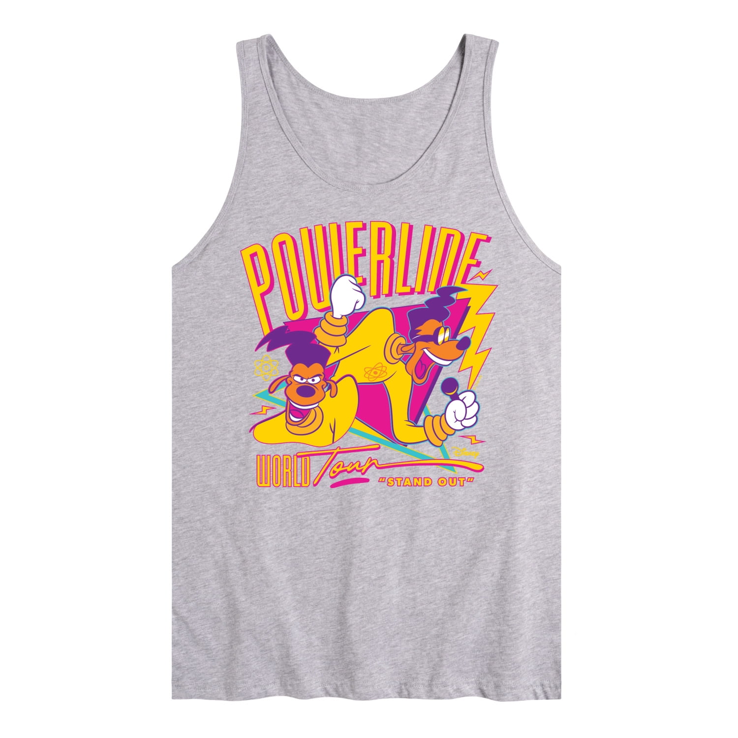 A Goofy Movie - Powerline Tour - Men's Sleeveless Graphic Tank ...