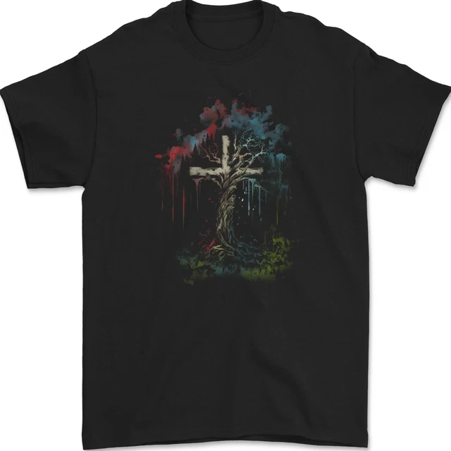 A Gothic Tree As A Christian Cross T-Shirt - Walmart.com