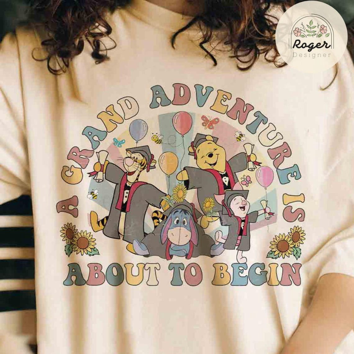 A Grand Adventure is About to Begin Disney Graduate shirt, Winnie the ...
