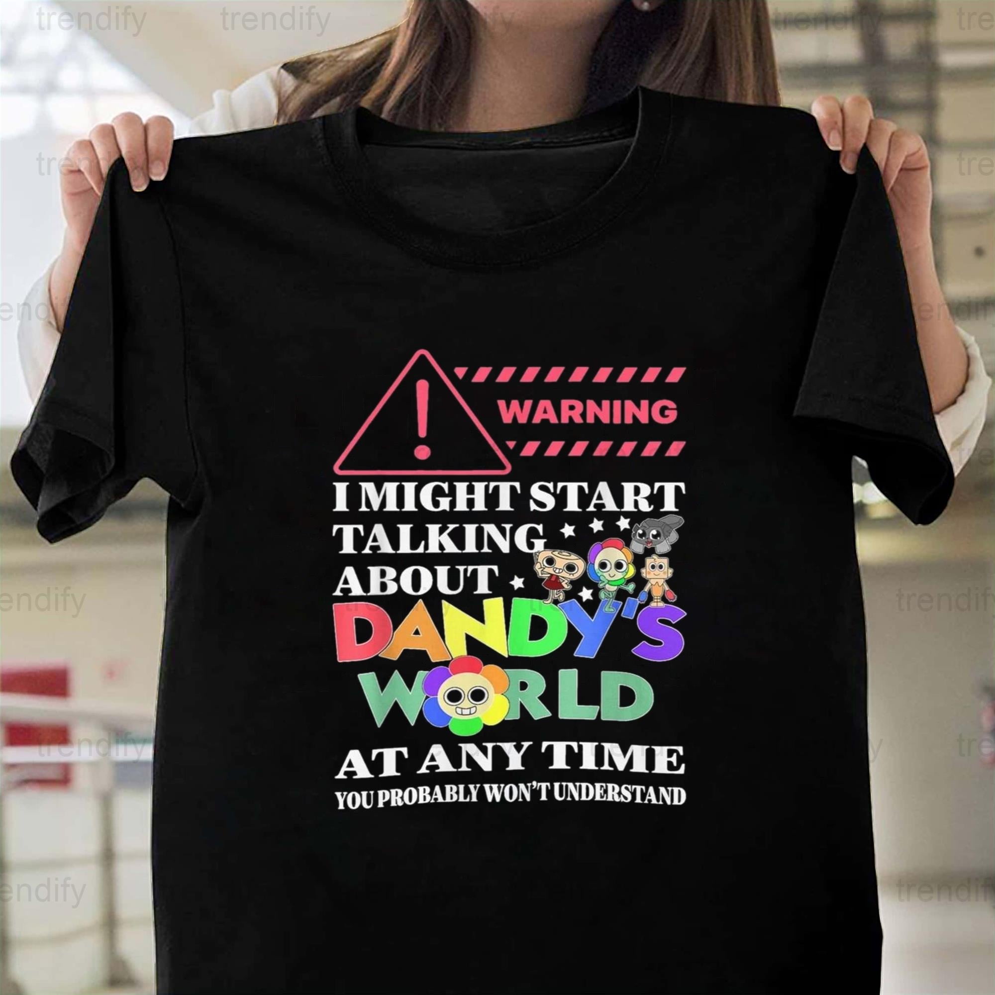 A Graphic of Funny Dandy's World Characters for Cartoon Fans Art,, up to 5XL H1429 Unisex T ...