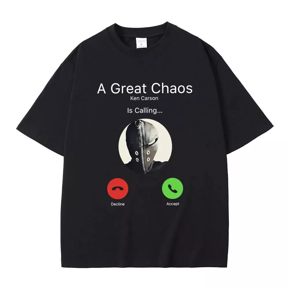 A Great Chaos Ken Carson Is Calling Decline Accept Print T-shirt Men's ...