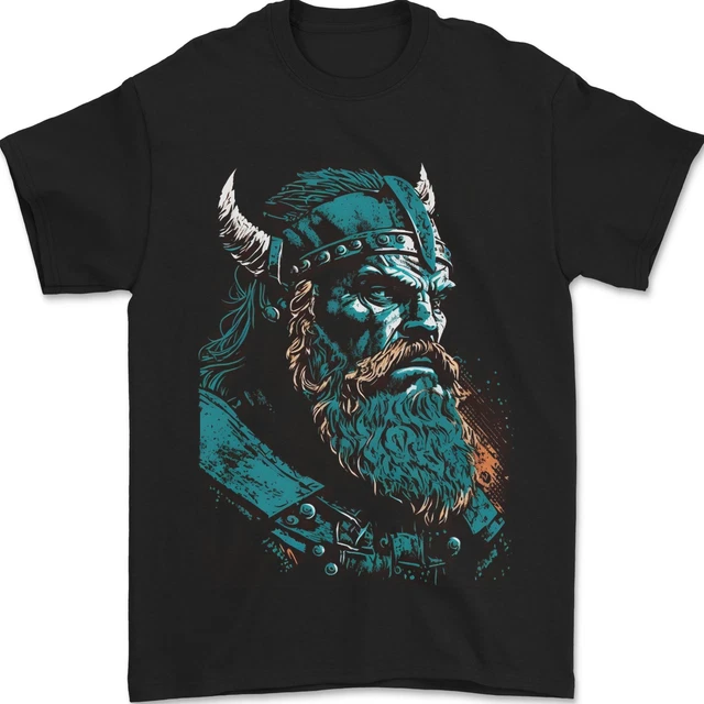 A Green Viking Elder Valhalla Odin Norse Gods Mens S-5XL T-Shirt ...