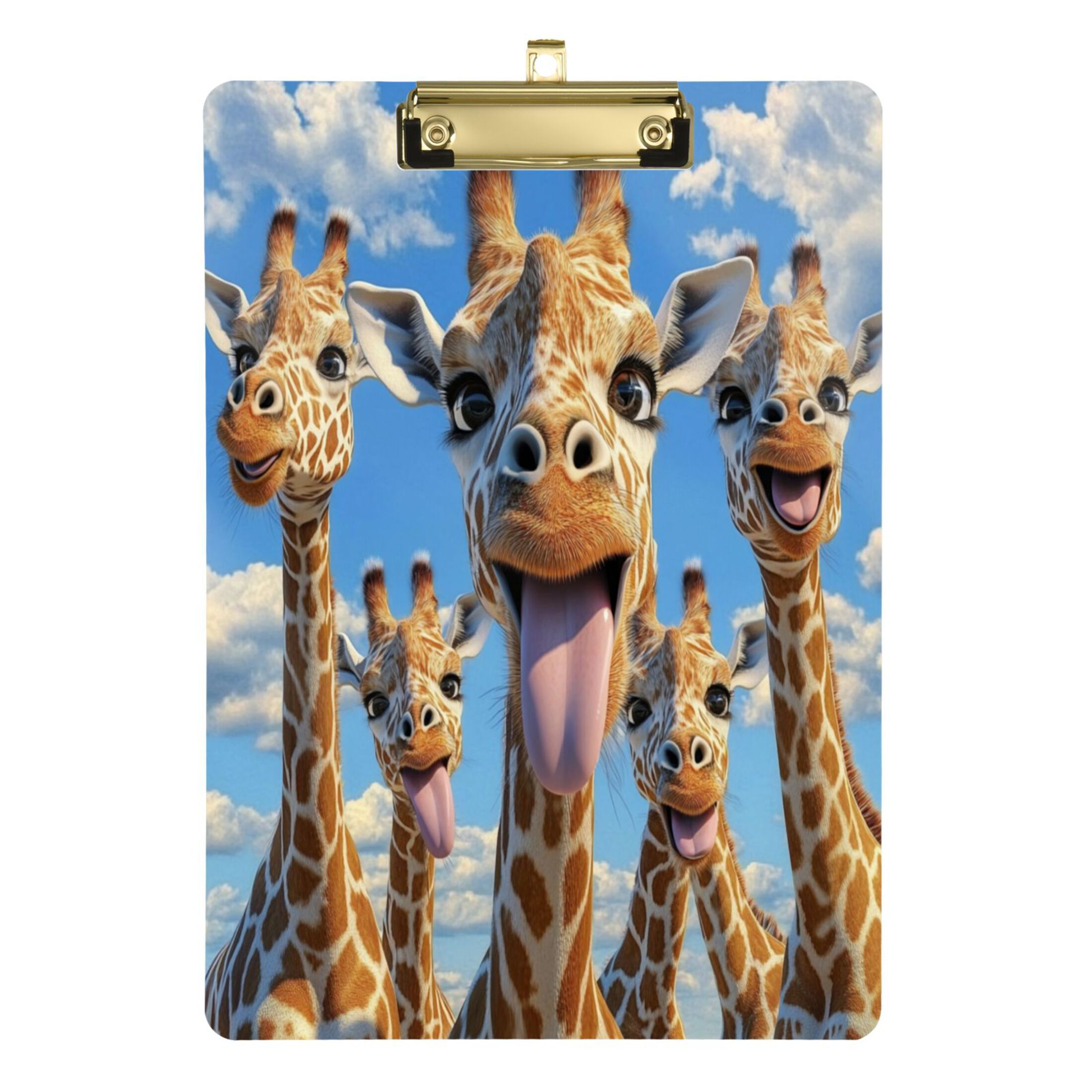 A Group Of Giraffes Acrylic Clipboards A4 Standard Size Clipboard 12.5 ...