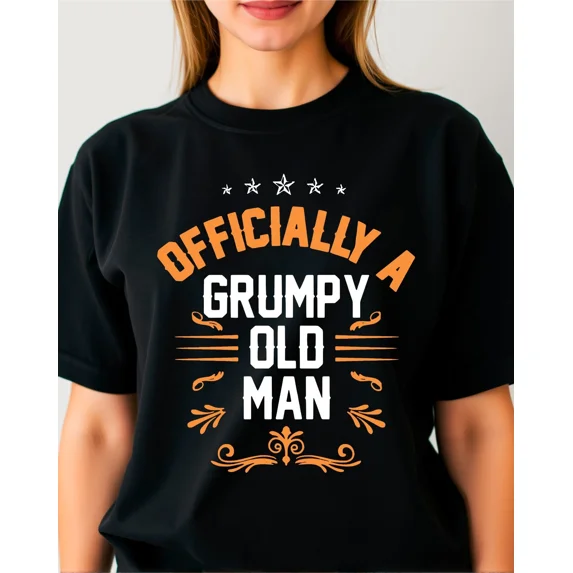 A Grumpy Old Man T-Shirt, Birthday Gift Present Tee Top, All Sizes S ...