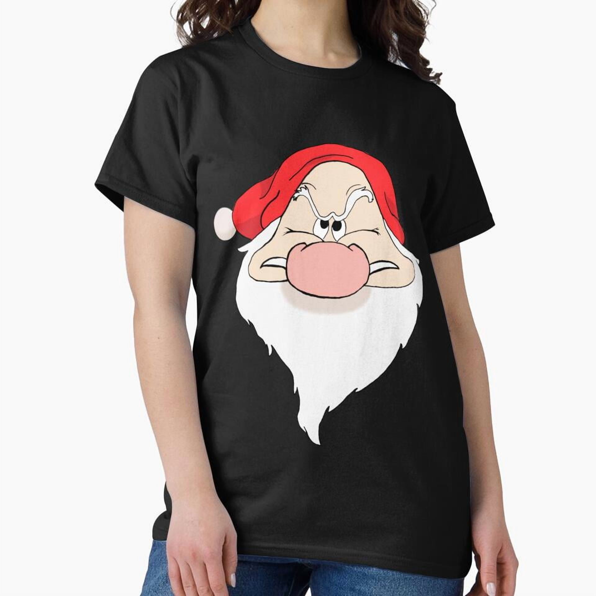 A Grumpy St. Nick Claus Funny Bah Humbug Christmas Holiday Design H8143 ...