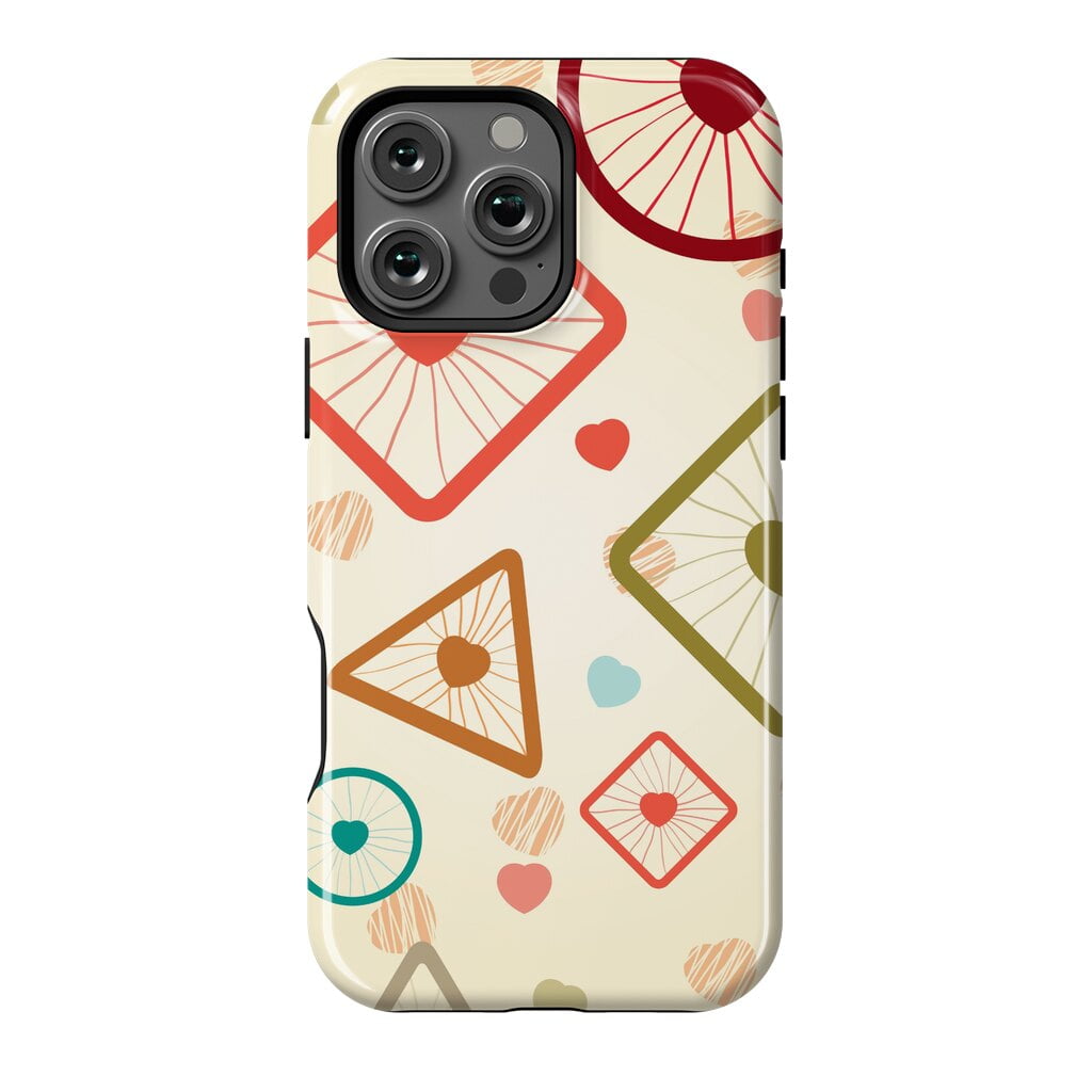A HEART WHEEL PATTERN Themed Romantic And Whimsical Tough Case for ...