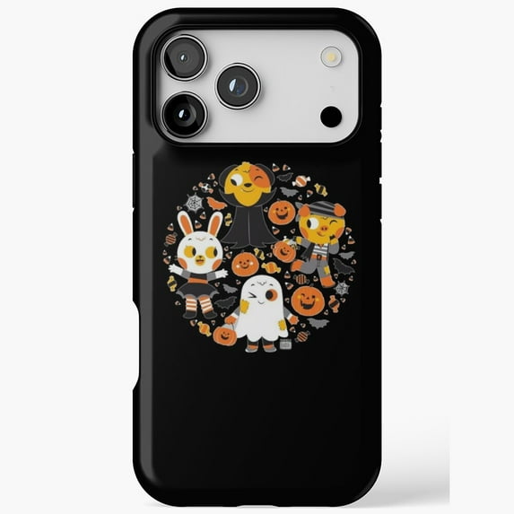 A Halloween Animals Cute with a Ghost and a Cat Fun Case for iPhone 11 ...