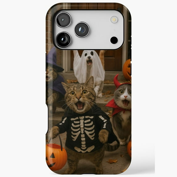 A Halloween Cats on Parade with Creepy Black Felines Case for iPhone 11 ...