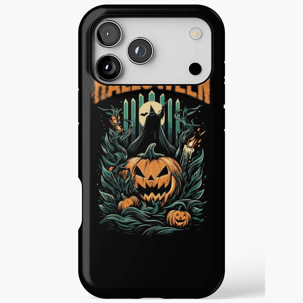 A Halloween Creepy Pumpkin with a Jack O Lantern Case for iPhone 11 to ...