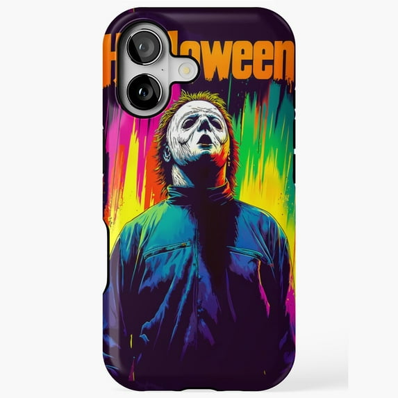 A Halloween Movie Pumpkin Themed Creepy Graphic iPhone 11 through 17 ...