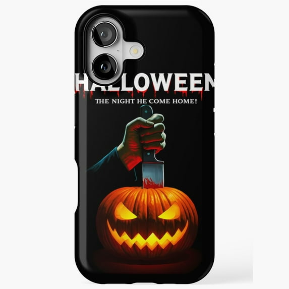A Halloween Themed Movie Pumpkin Creepy Graphic iPhone 11 through 17 ...
