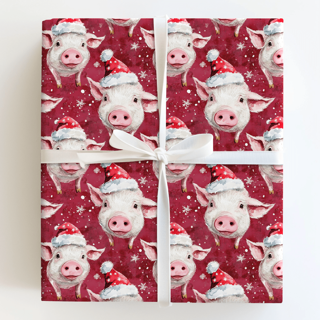 A Ham - Christmas Wrapping Paper Roll - Gift Wrap for Holidays ...