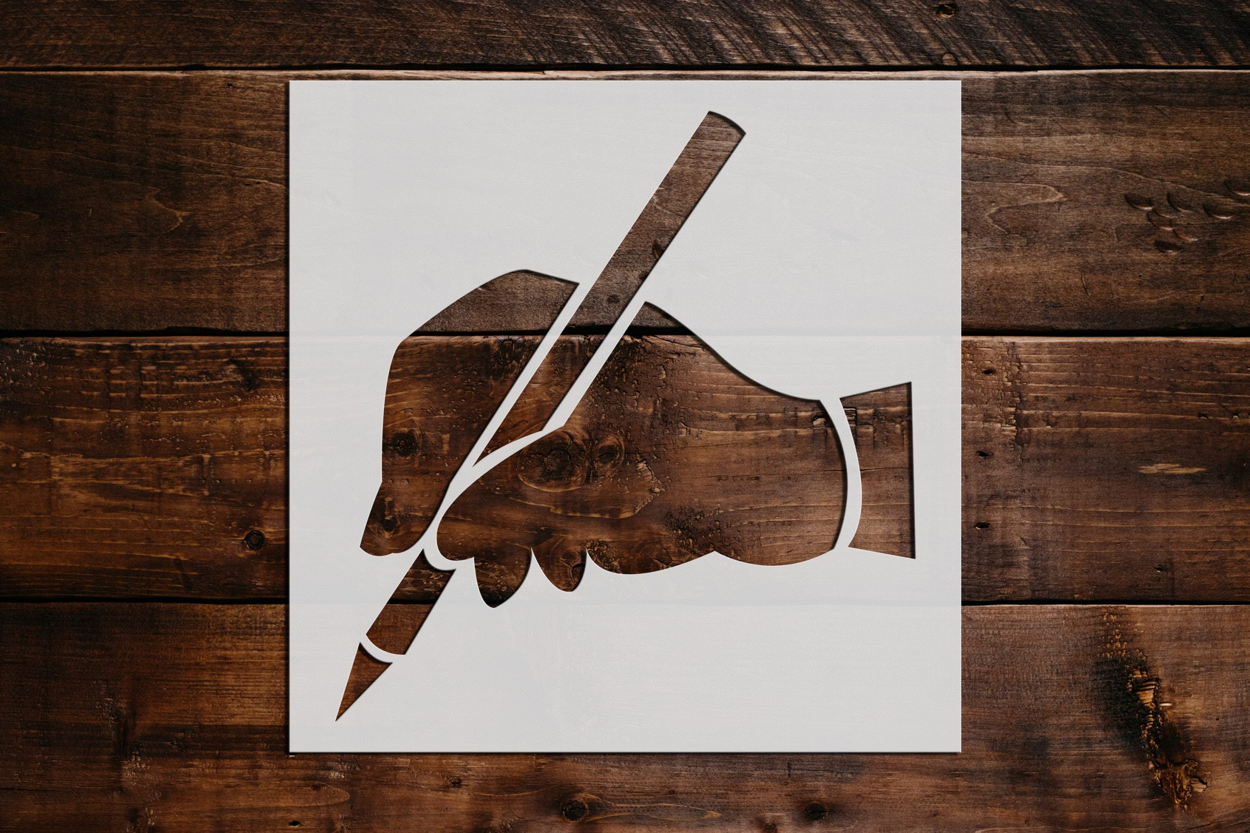 A Hand Writing Stencil - Art and Wall Stencil (12"x12") - Walmart.com