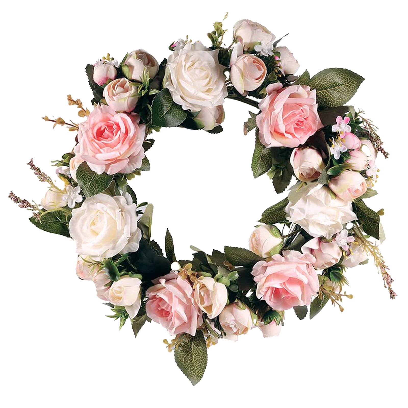 A Handmade Artificial Wreath Used As A Door Wreath For A Family Wedding ...
