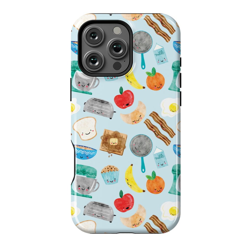 A Happy And Cute Breakfast Foods Themed Collection Tough Case for ...