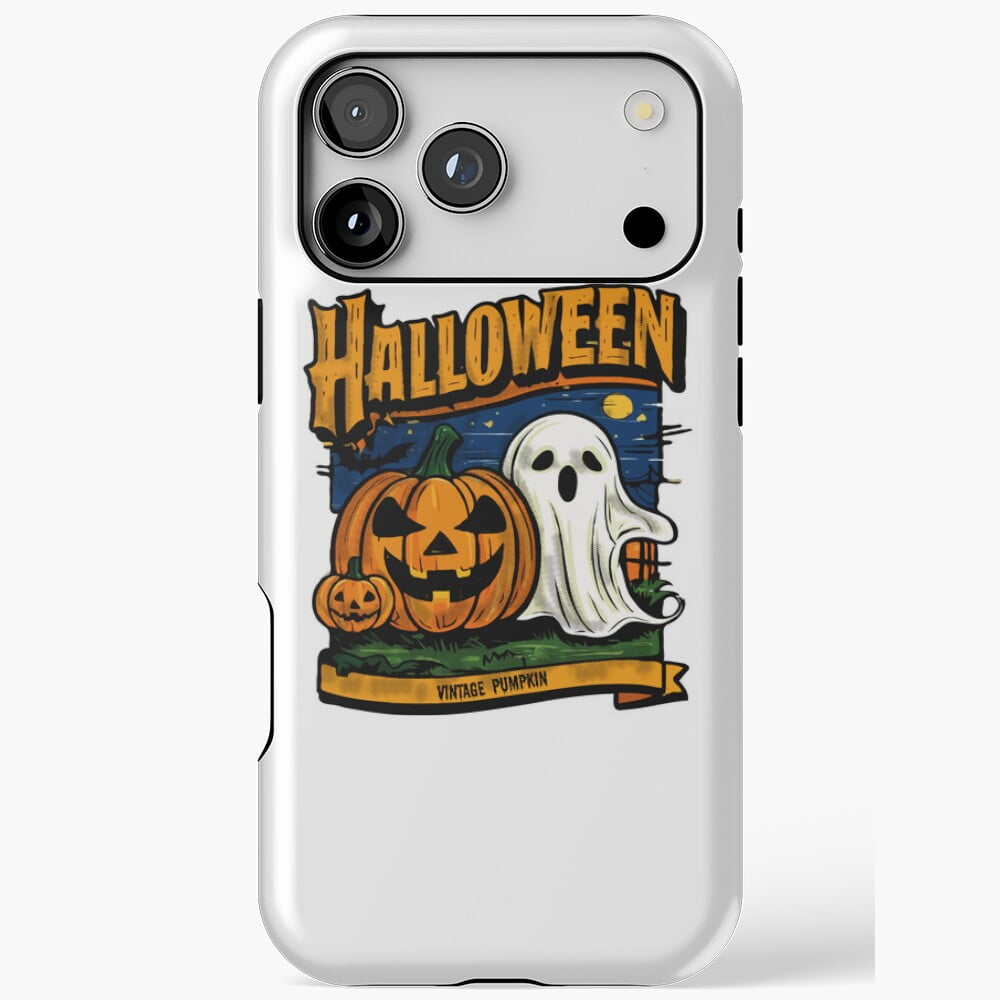 A Happy Halloween Pumpkin with a Creepy Carved Face Case for iPhone 11 ...